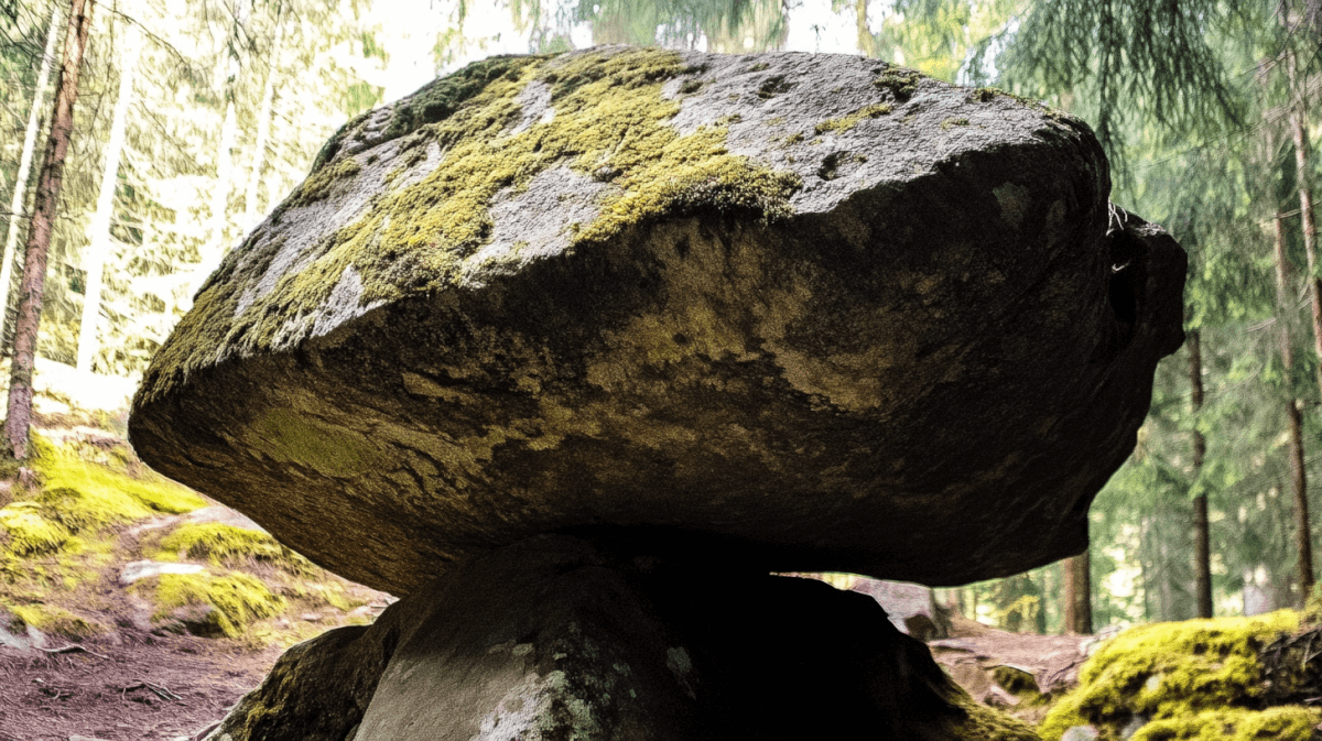 What explains the miraculous Kummakivi Rock formation?